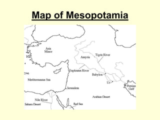 Mesopotamia Blank Map