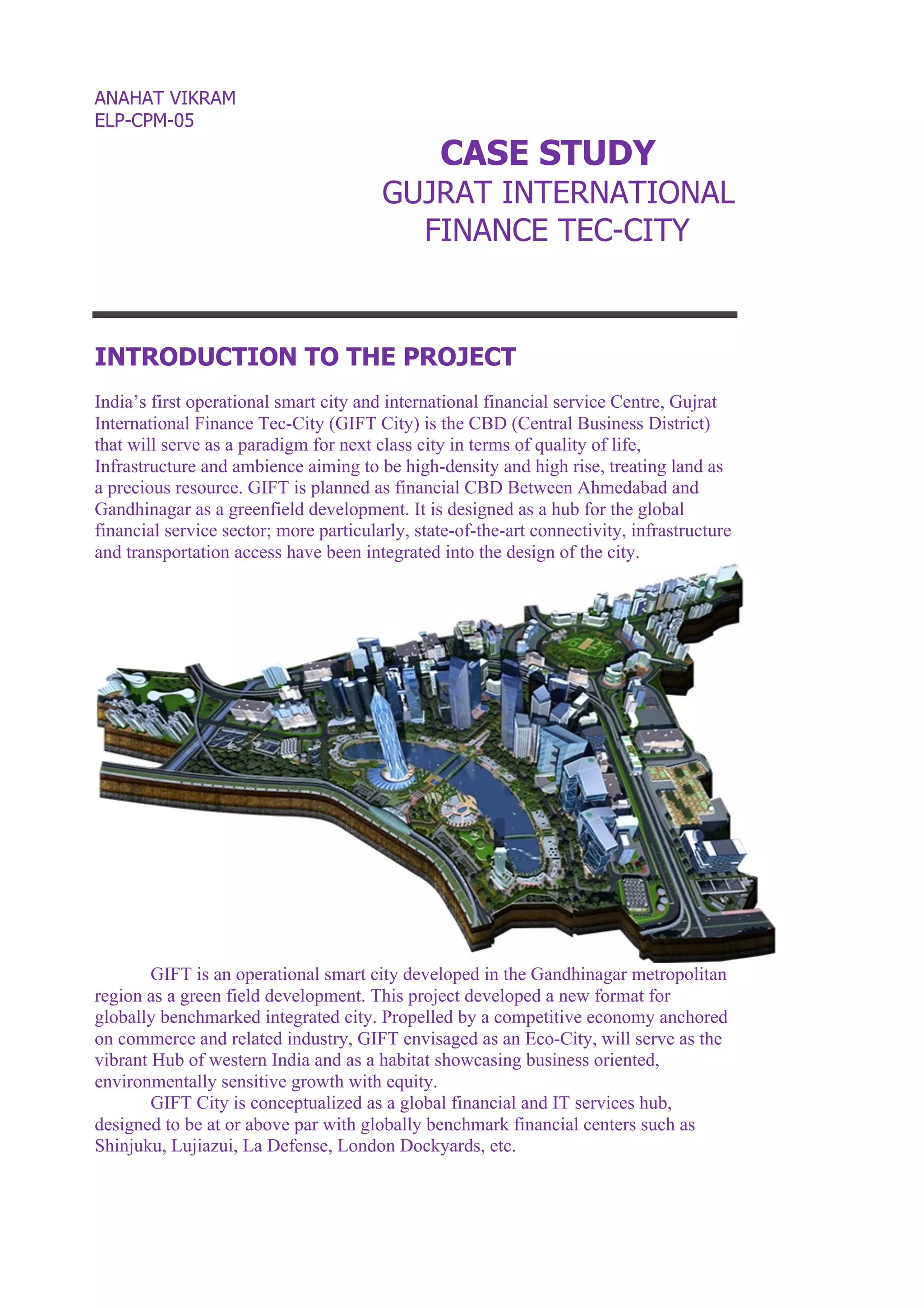1. Case study report GIFT CITY Assignment 01.pdf