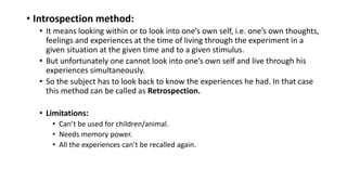 Introduction to Psychology .pptx | Education