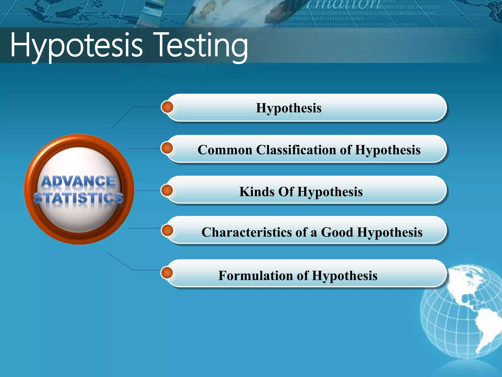 1 Hypothesis Testing Pptx Physics Science