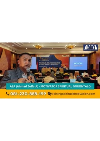 0812 3088 8199, Motivator AZA (Ahmad Zulfa A) Gorontalo, Motivator ...