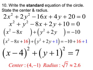 1.5 - equations of circles.ppt
