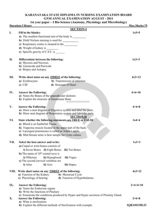 1.1 anatomy & physiology papers QP.pdf