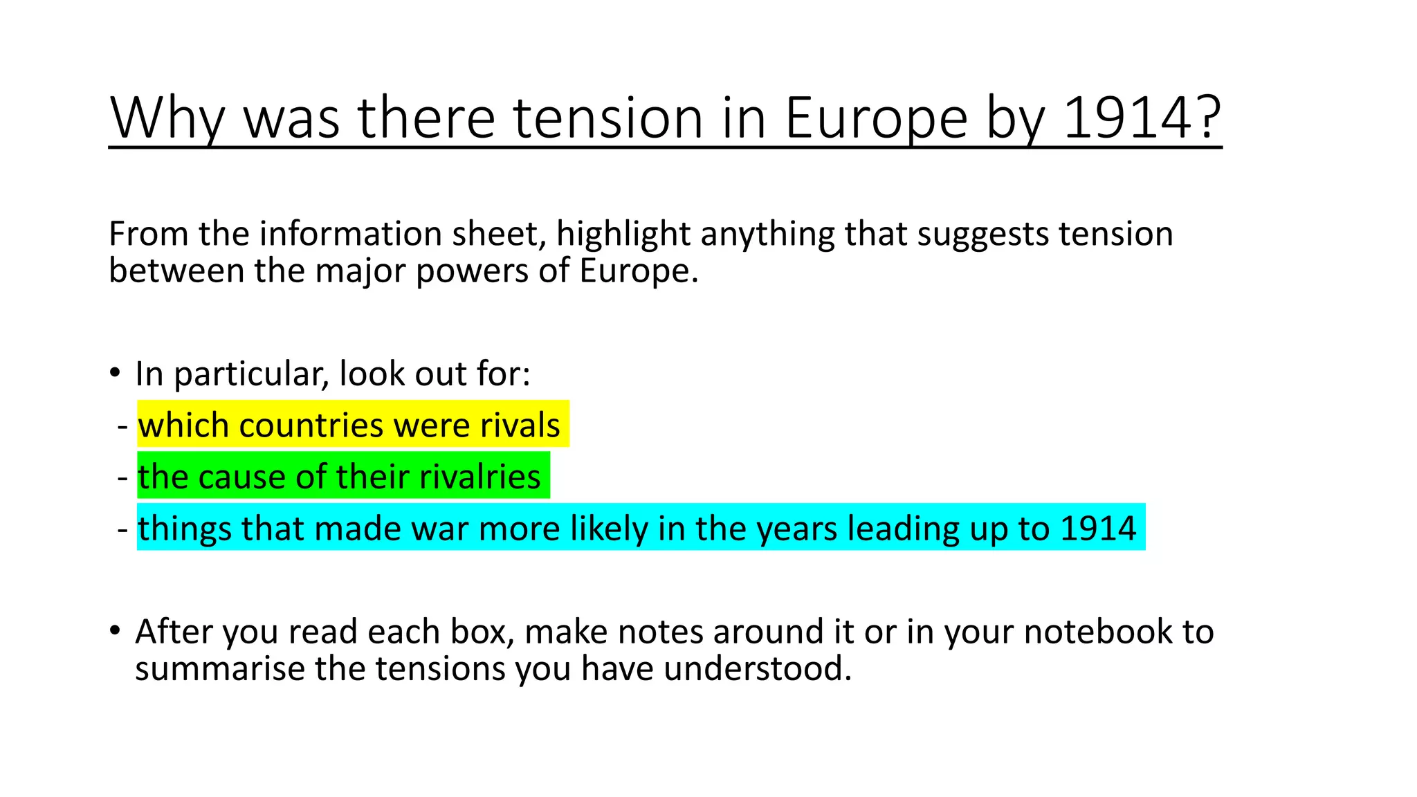 1. Long Term Causes of WW1.pptx