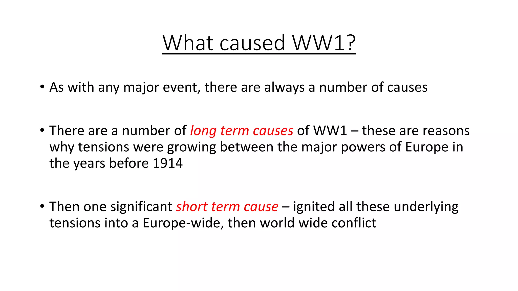 1. Long Term Causes of WW1.pptx