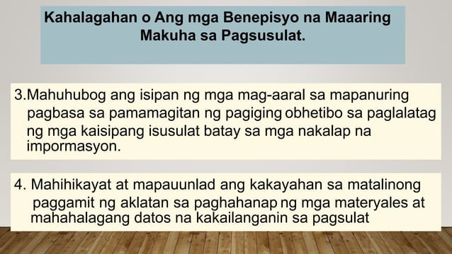 1.Katuturan, Layunin at Kahalagahan ng Pagsulat.pptx