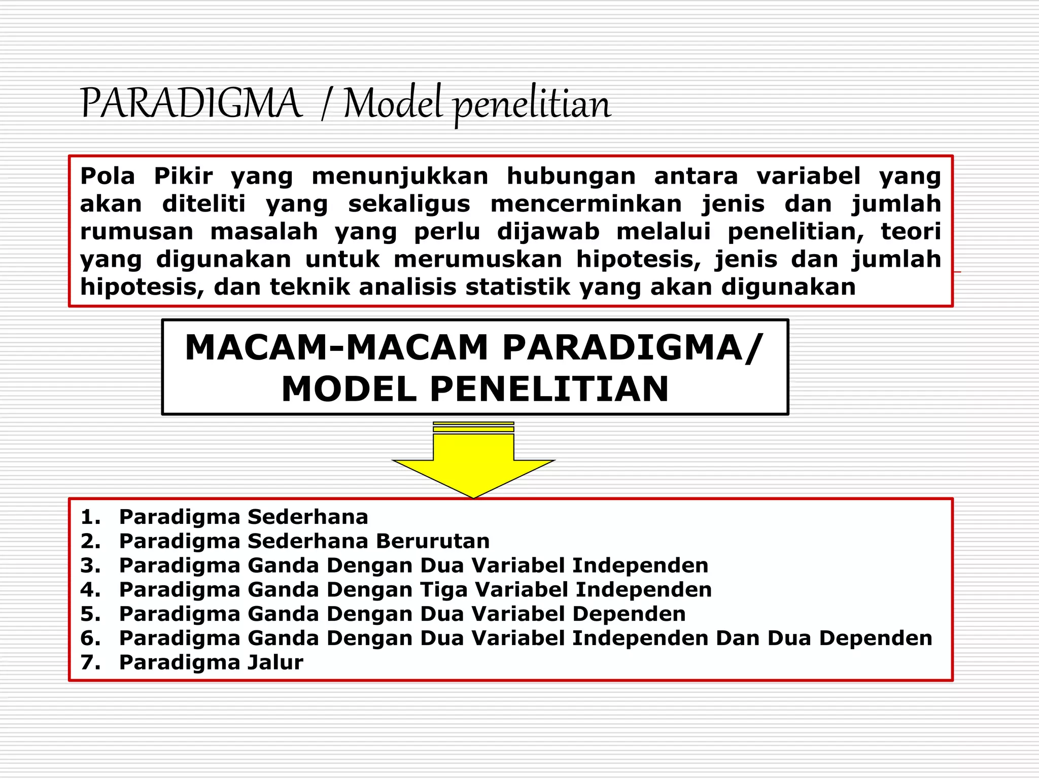 Penelitian dan Statistik | PPTX