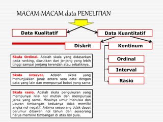 Penelitian dan Statistik | PPTX