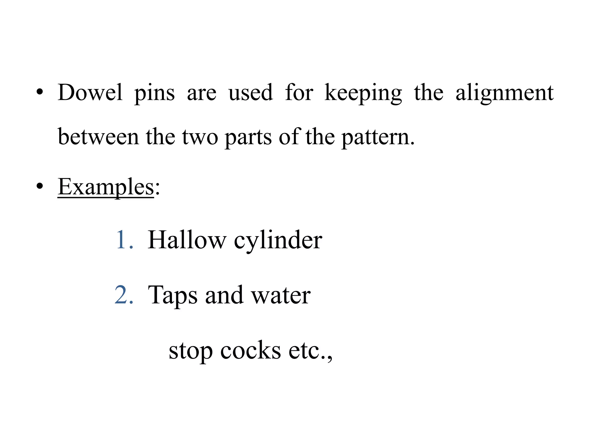 Types of patterns in sand casting | PPTX