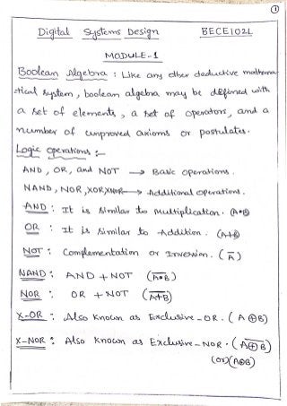 1. Module 1 Digital Logic Part-1.pdf