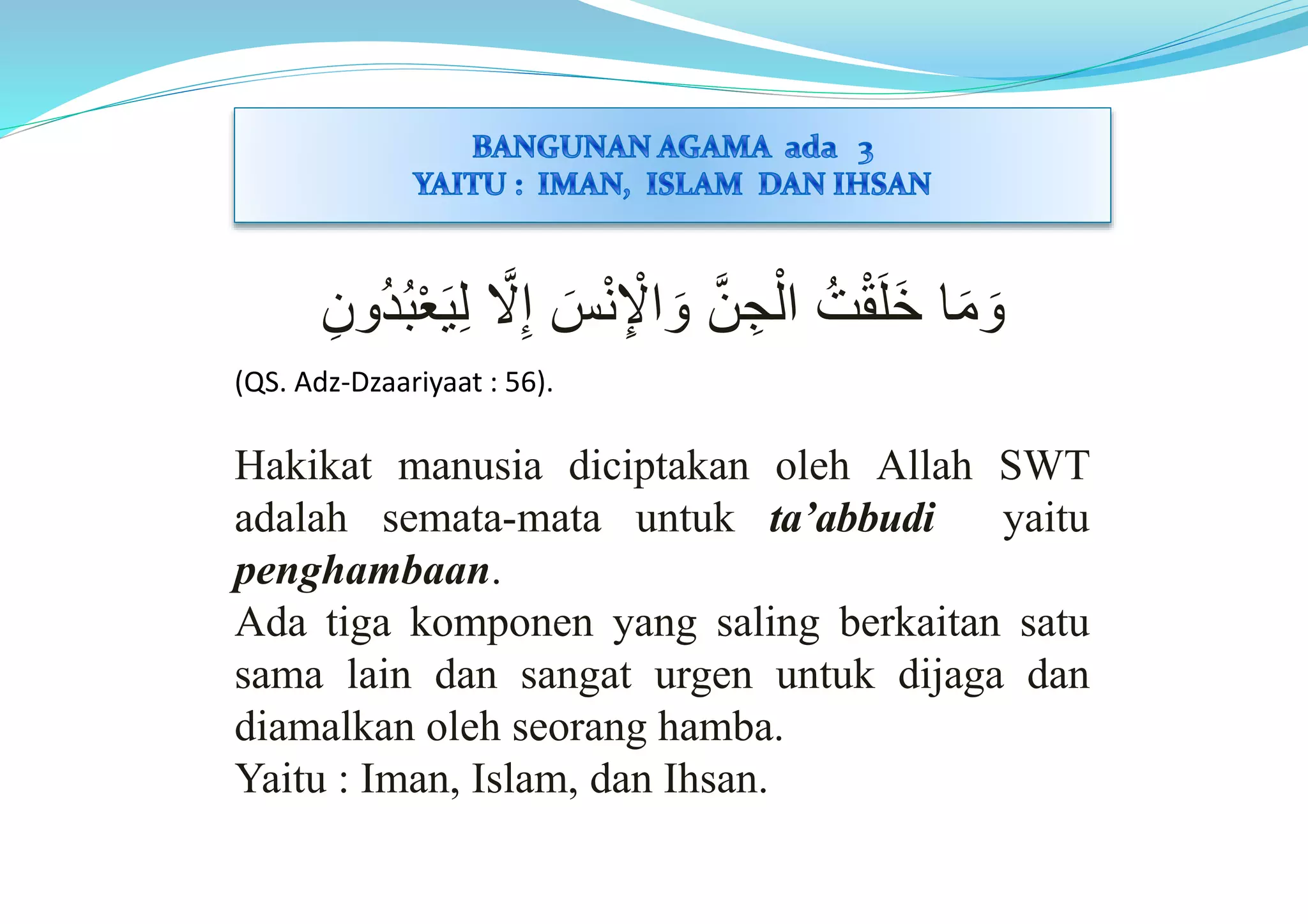 1. PENGERTIAN IMAN ISLAM DAN IHSAN.ppt