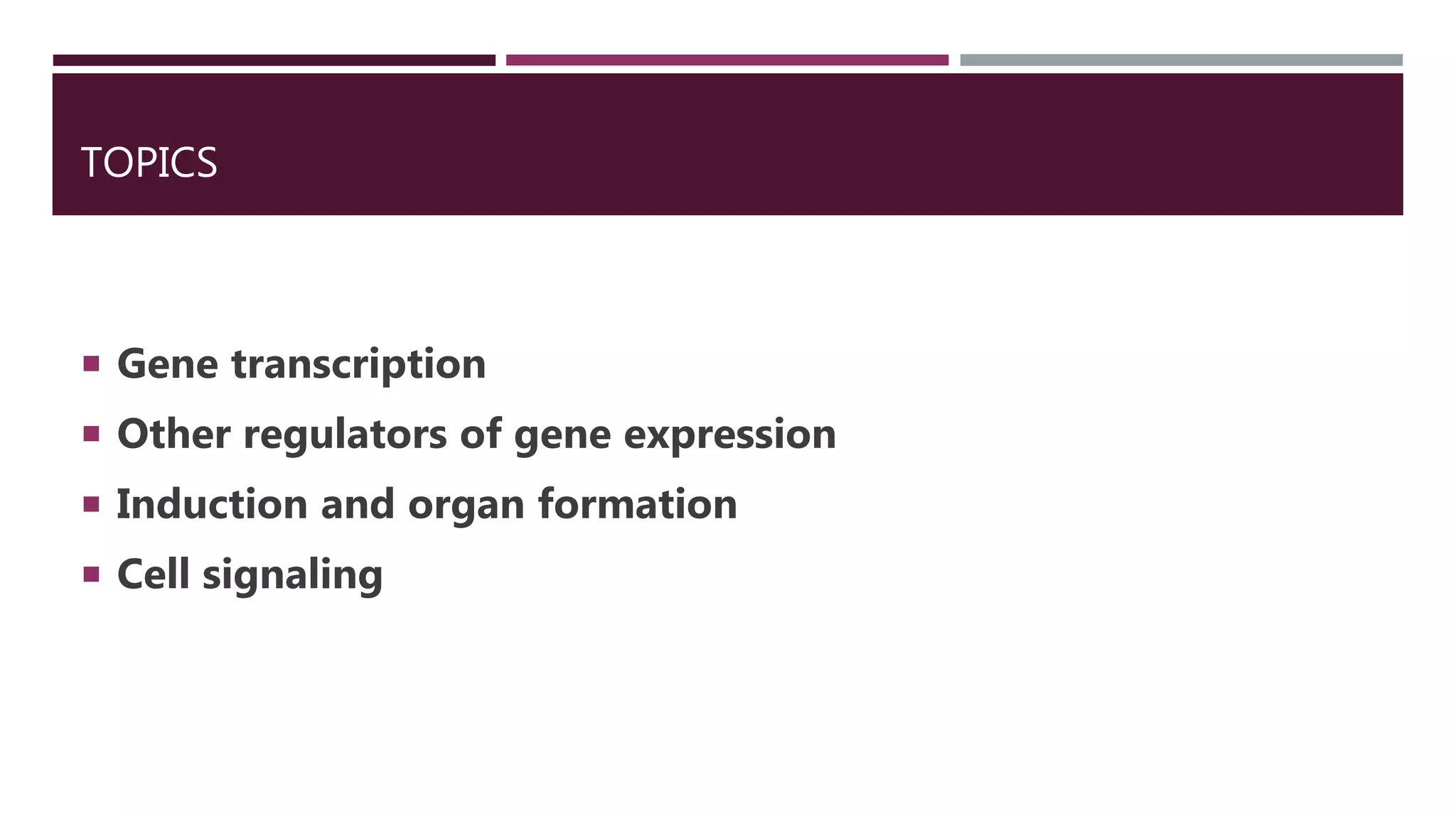 1. 1Introduction to Molecular regulation and signaling.pptx | Infertility | Reproductive Health