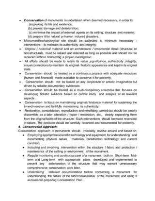 Decoding and Revisiting the National Policy on Heritage conservation | DOCX