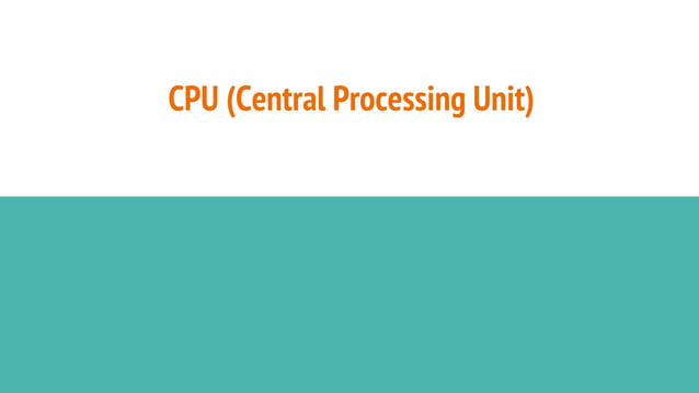 Computer System Overview Class XI CS | PPTX | Computing | Technology ...