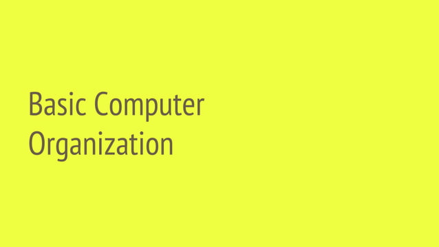 Computer System Overview Class XI CS | PPTX | Computing | Technology ...