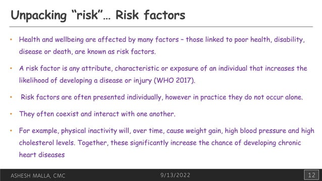 1. Unit 2. Risk and Risk factors.pdf