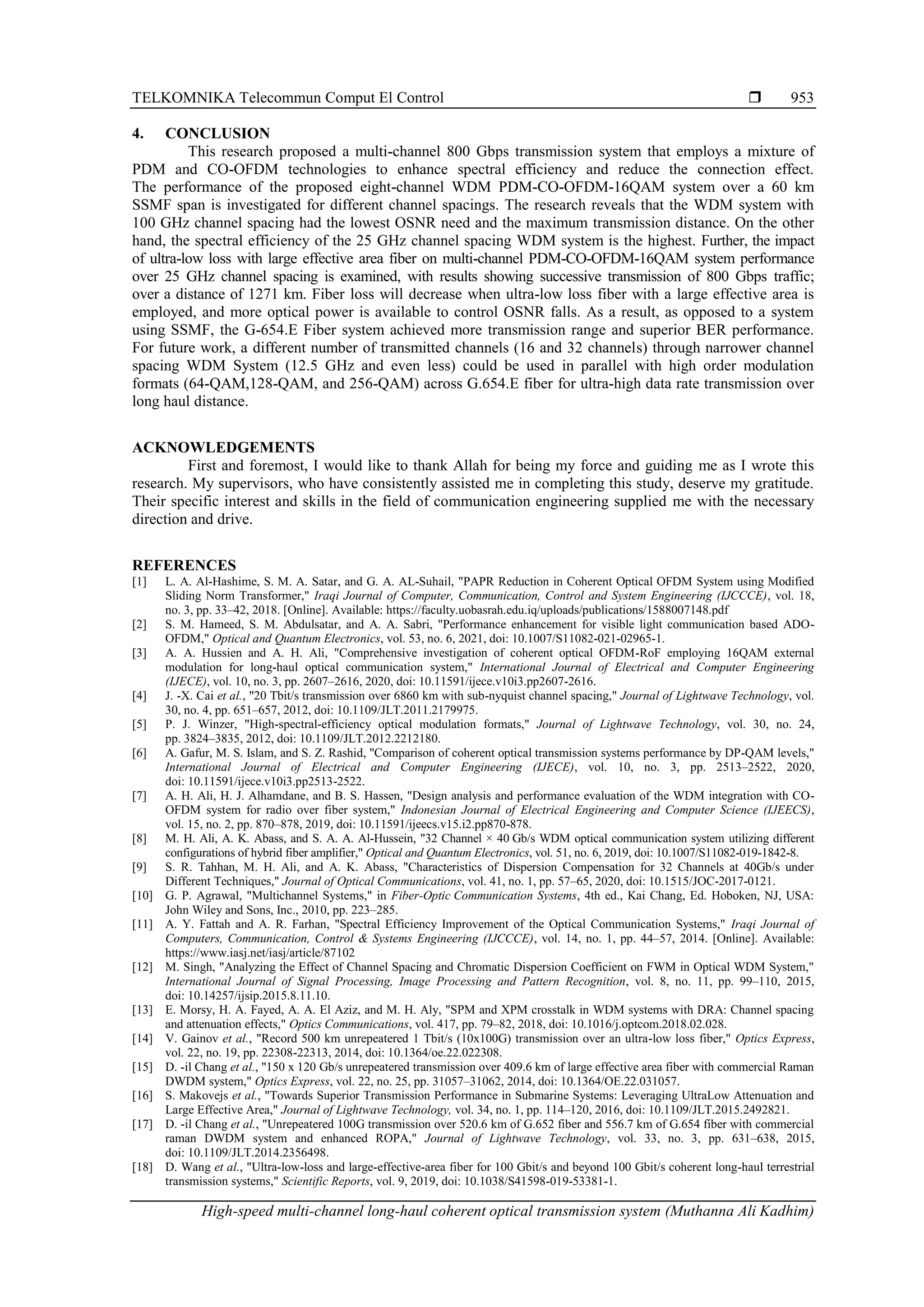 High-speed multi-channel long-haul coherent optical transmission system ...