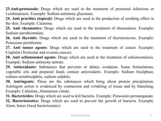 1. Introduction to Pharmaceutical Inorganic Chemistry | PPTX