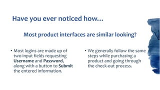 What are UI Patterns? | PPT