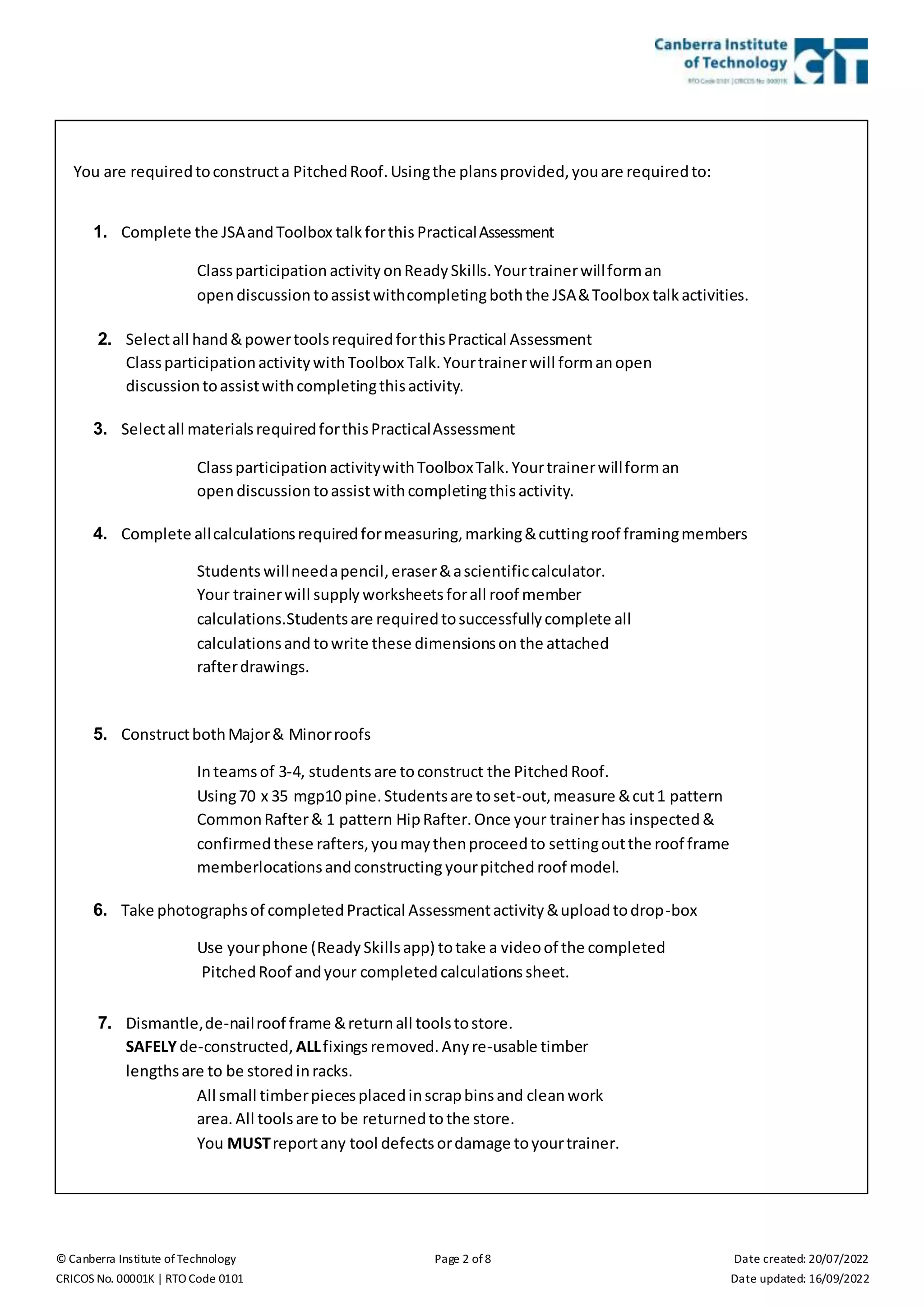 Practical assessment Pitched Roof.docx