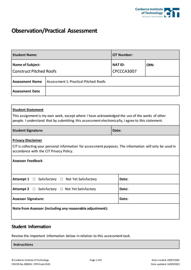 Practical assessment Pitched Roof.docx