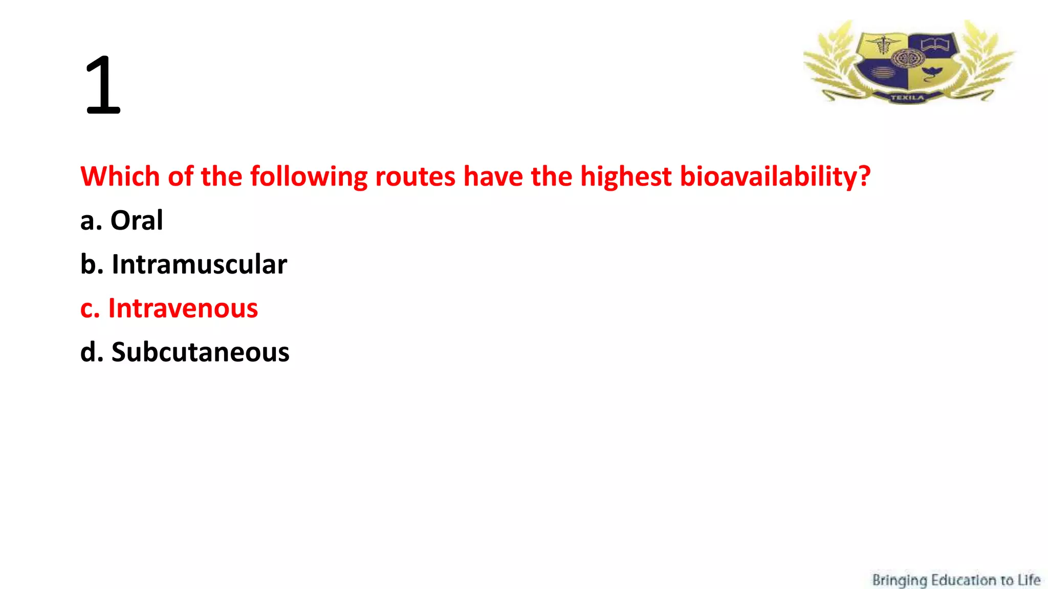 1. Introduction to Pharmacology and Routes of Drug administration.ppt