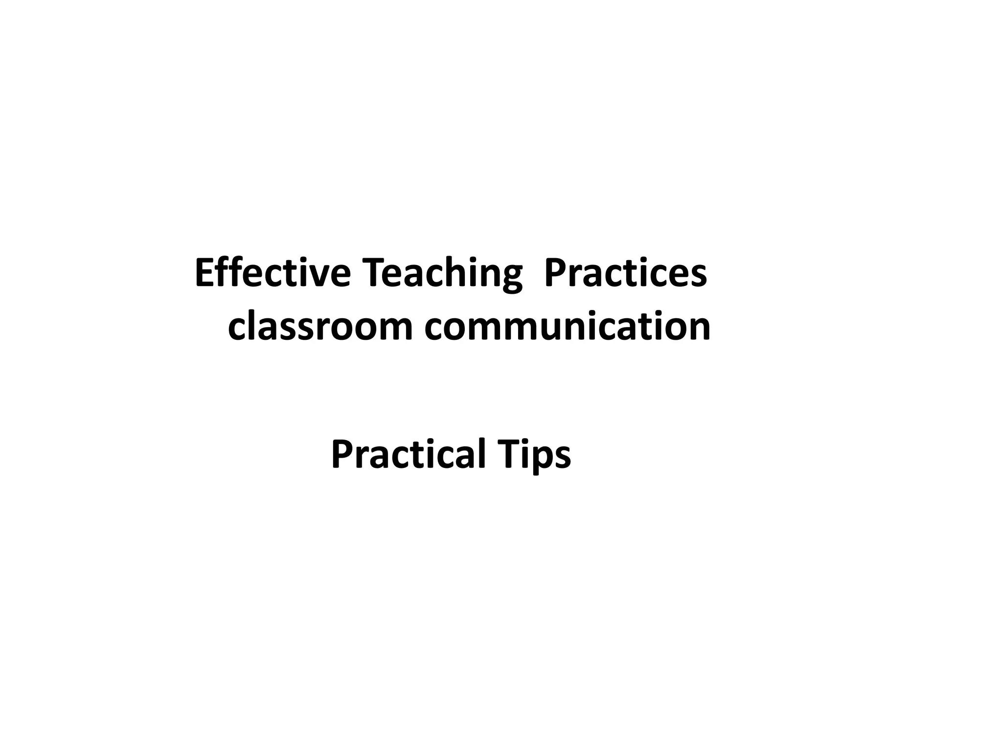 1. Classroom Communication.ppt
