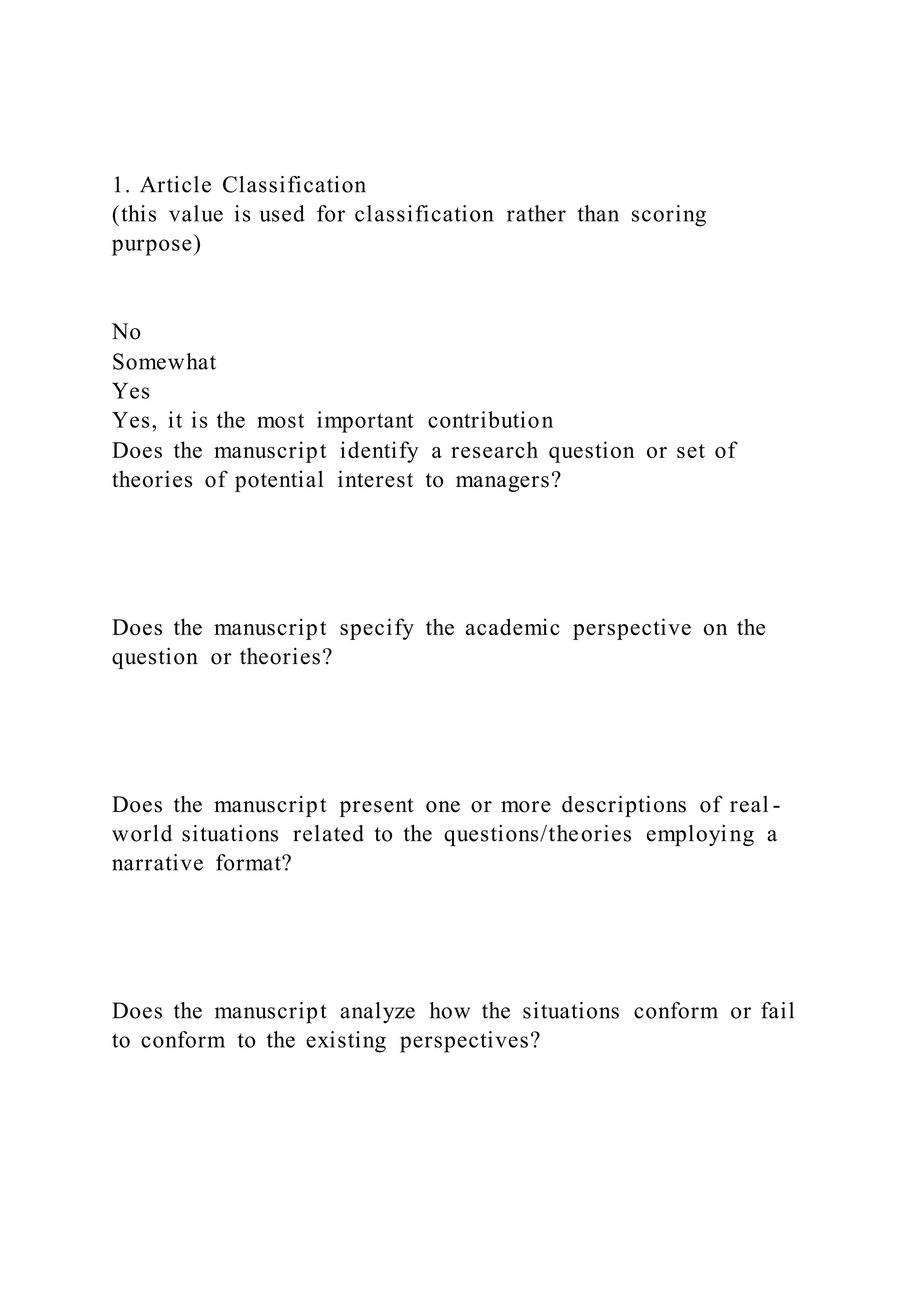 1. Article Classification (this value is used for classification | PDF
