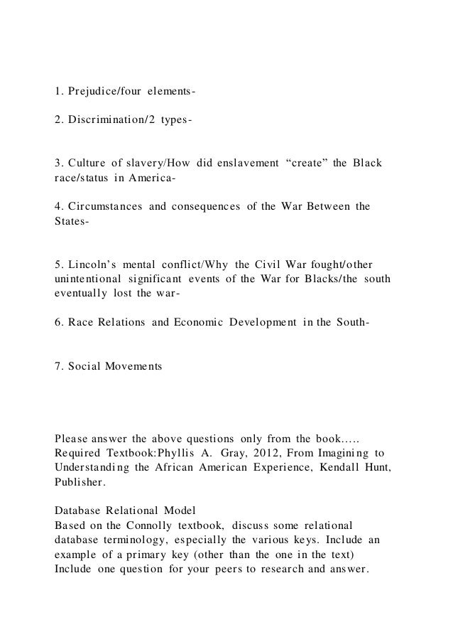 1. Prejudicefour elements-2. Discrimination2 types-3. | PDF