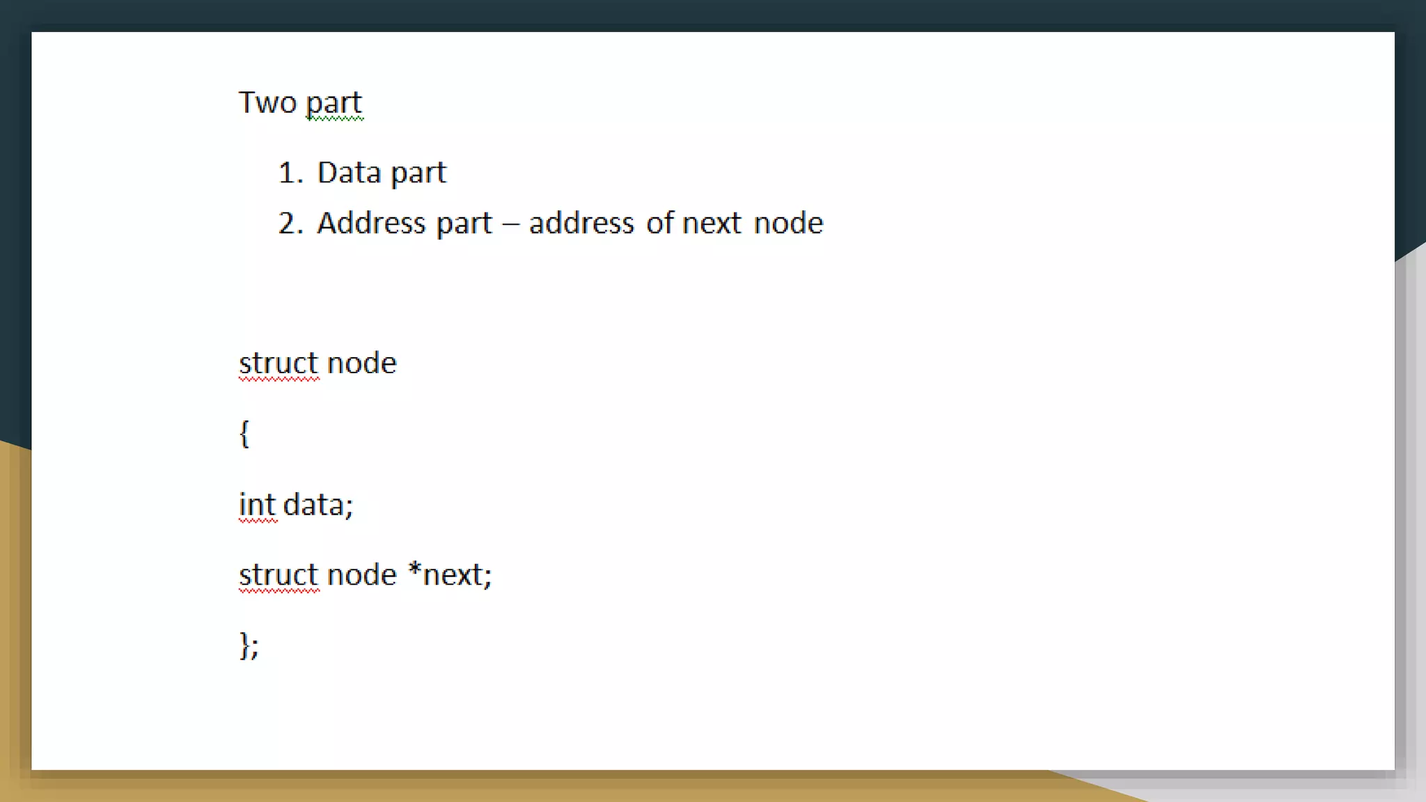 Linked List Memory Allocation And Its Types Pptx