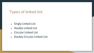 Linked list memory allocation and its types.pptx