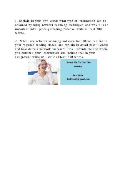 1. Explain in your own words what type of information can be obtaine | DOCX