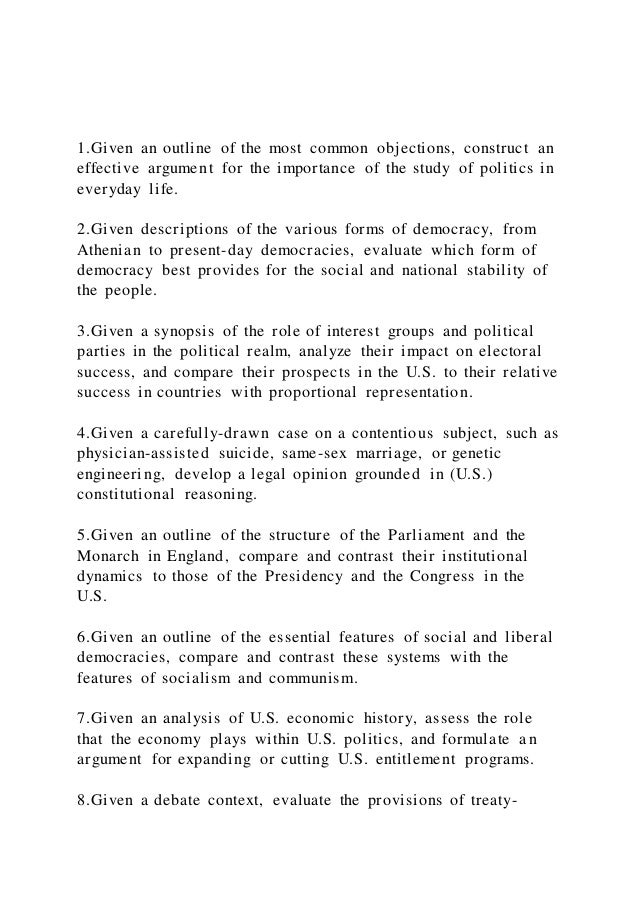 1.Given an outline of the most common objections, construct an e | PDF ...