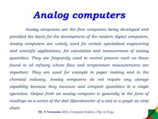 1.1.8 Types of computer & 1.1.8.1 Classification of Computers on the ...