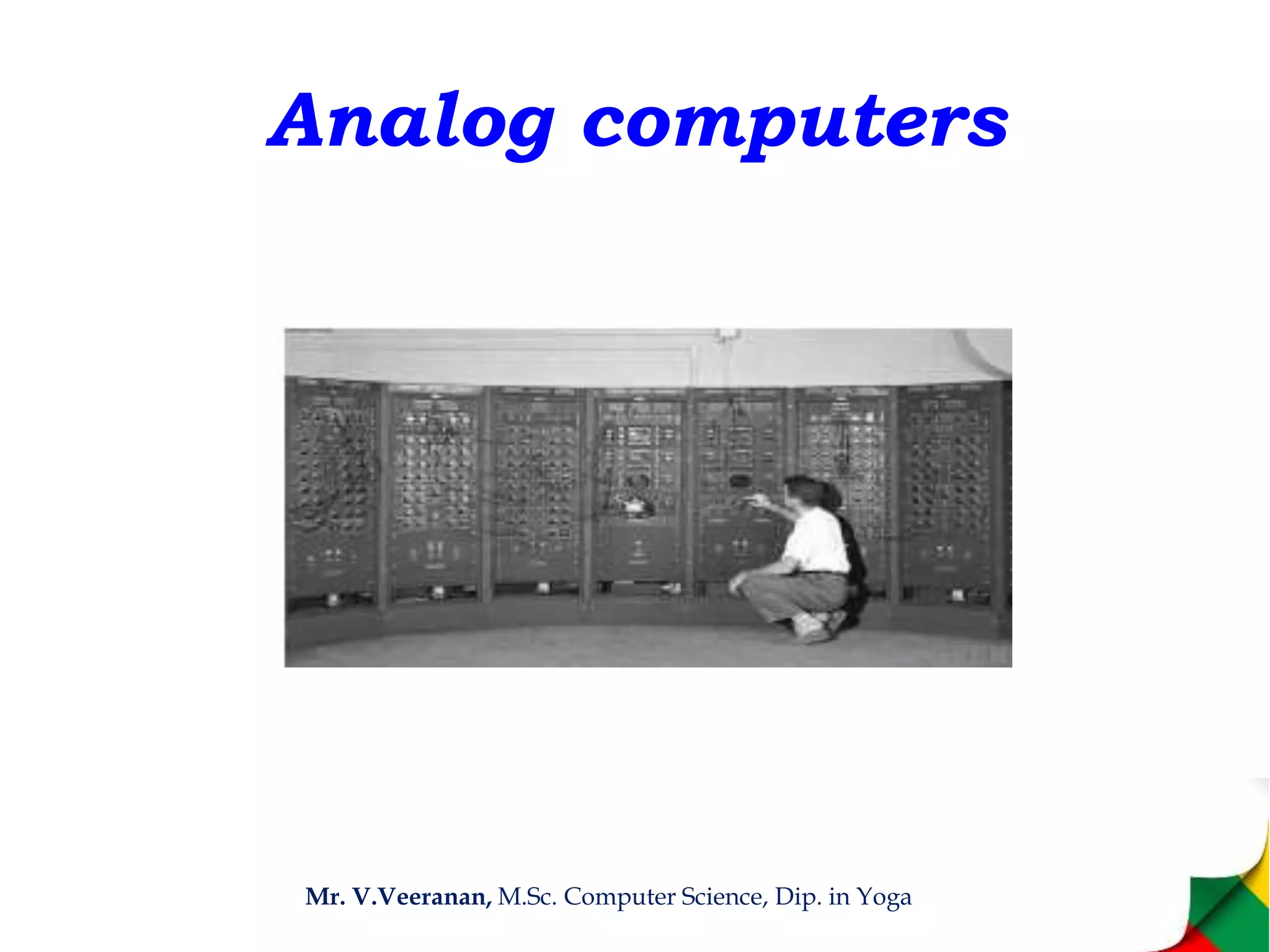 1.1.8 Types of computer & 1.1.8.2 Classification of Computers on the ...