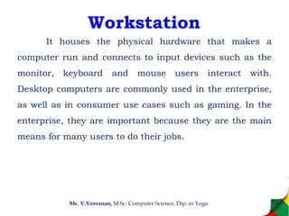 1.1.8 Types of computer & 1.1.8.2 Classification of Computers on the ...