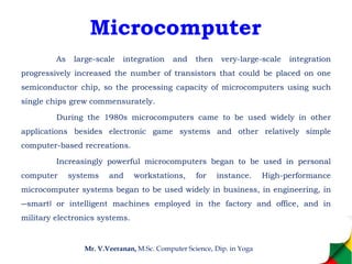 1.1.8 Types of computer & 1.1.8.2 Classification of Computers on the ...