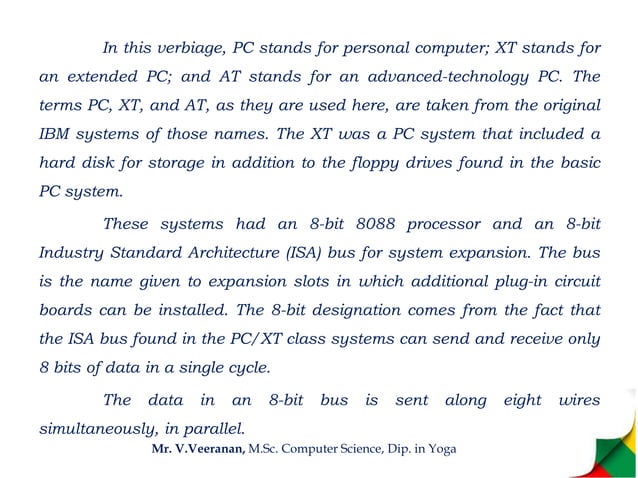 1.1.8 Types of computer & 1.1.8.3 Classification of Computers on the ...
