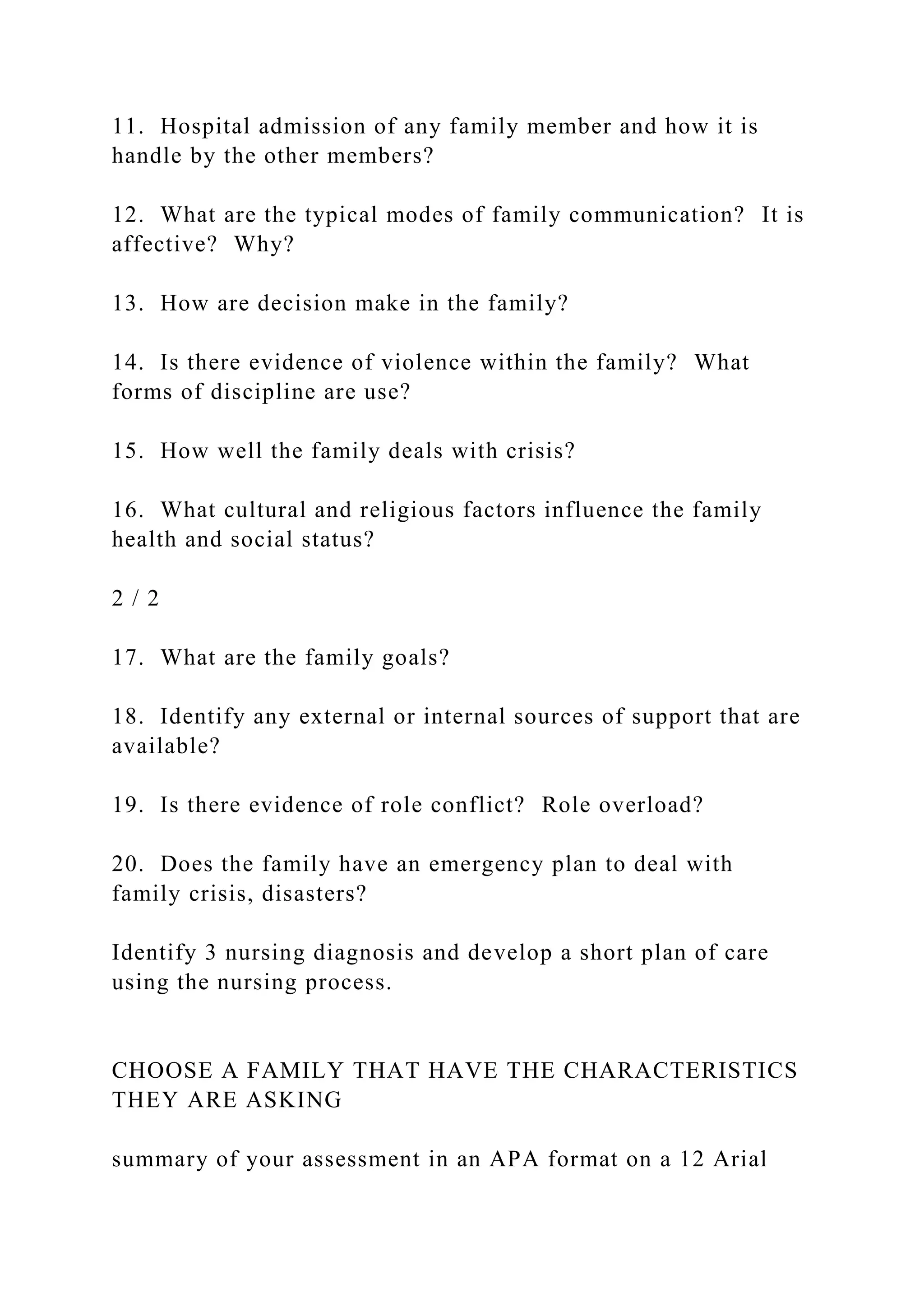 1. Family composition. Type of family, age, gender and racial | PDF