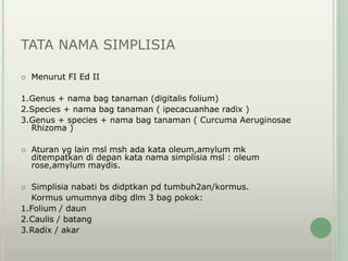 1. Farmakognosi (Sejarang dan Ruang Lingkup).pptx