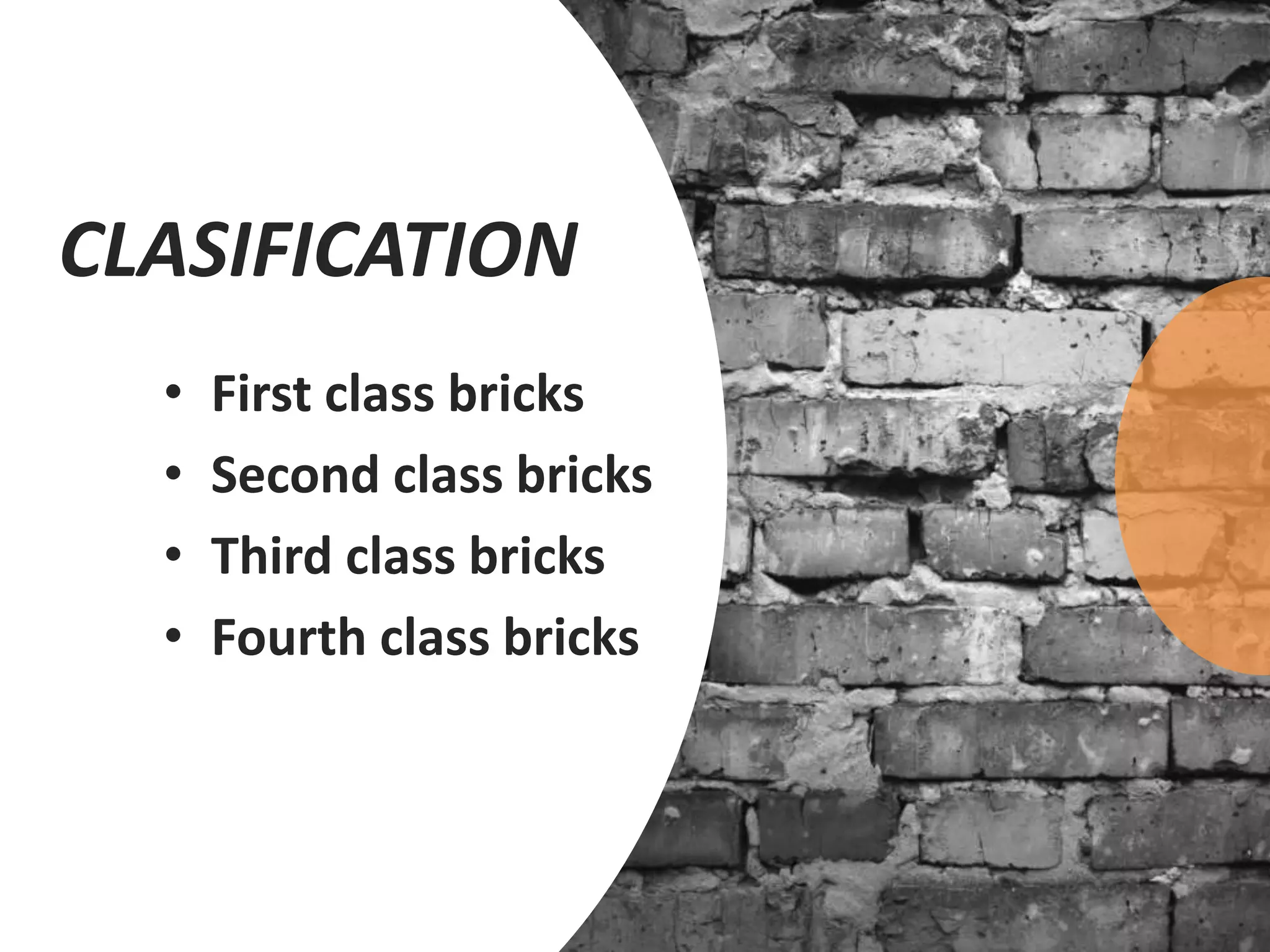 CLASSIFICATION AND CHARACTERISTICS OF BRICK | PPTX