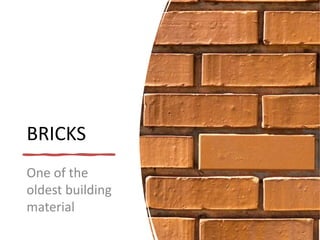CLASSIFICATION AND CHARACTERISTICS OF BRICK | PPTX
