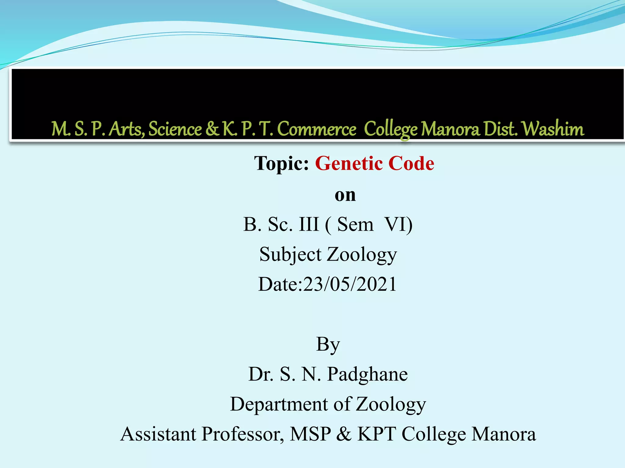 1. Genetic Code.pptx