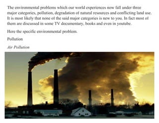 Environmental problems of the world | PPTX