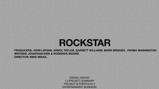 ROCKSTAR SUMMARY | PPT