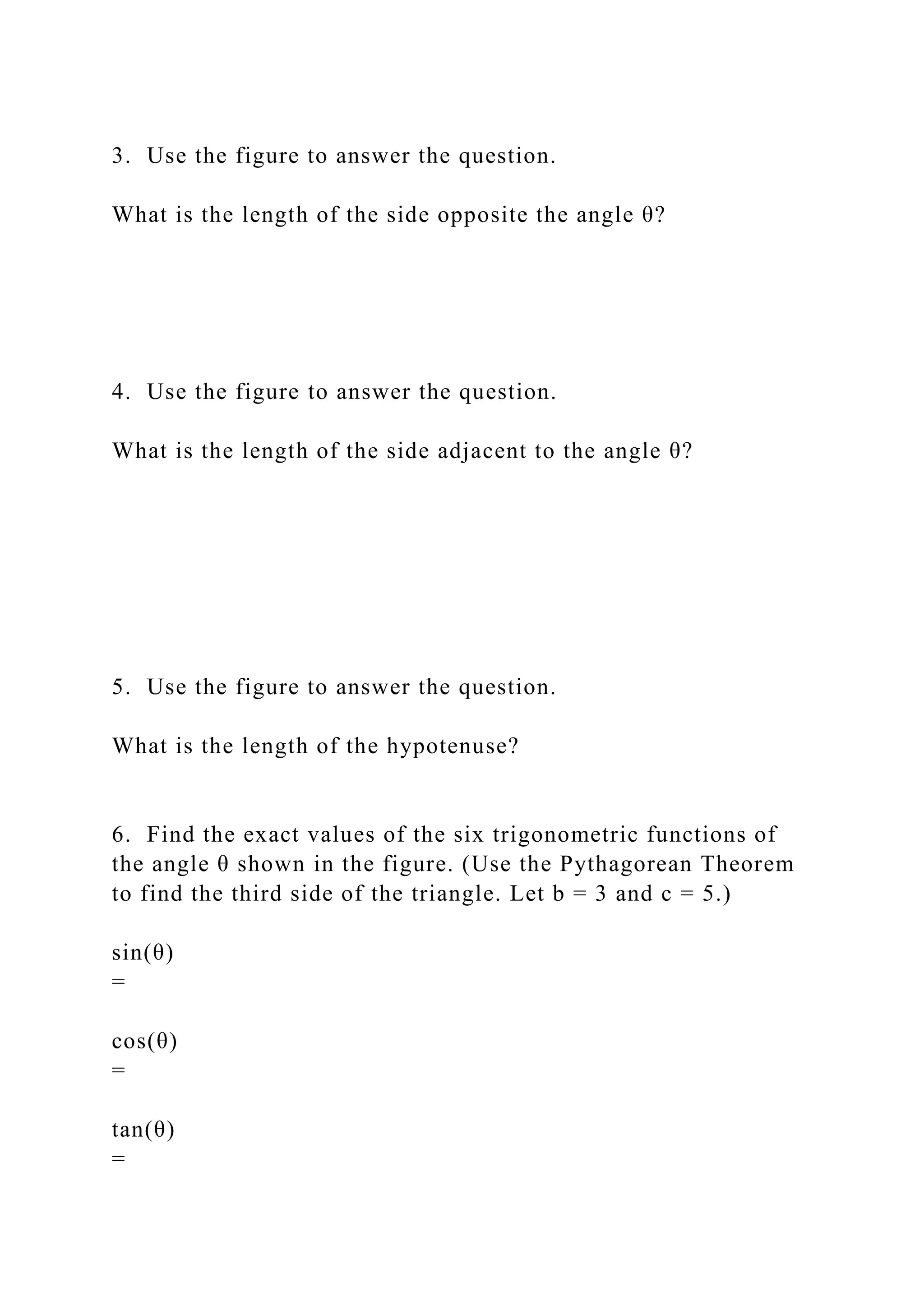 1. Match the right triangle definition with its trigonometric fu.docx