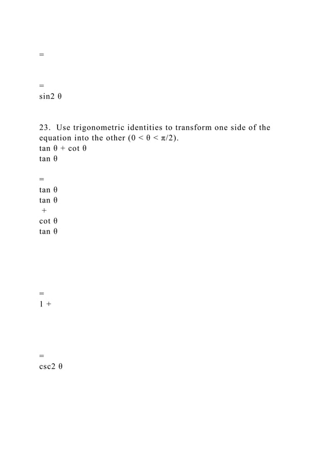 1. Match the right triangle definition with its trigonometric fu.docx