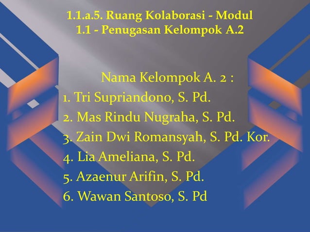 1.1.a.5. Ruang Kolaborasi - Modul 1.1 - Penugasan Kelompok_A2.pptx