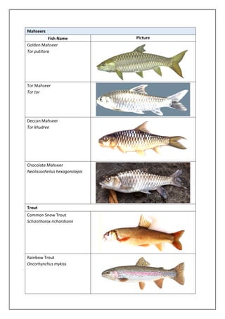 FISH AND FISHERIES OF INDIA | PDF