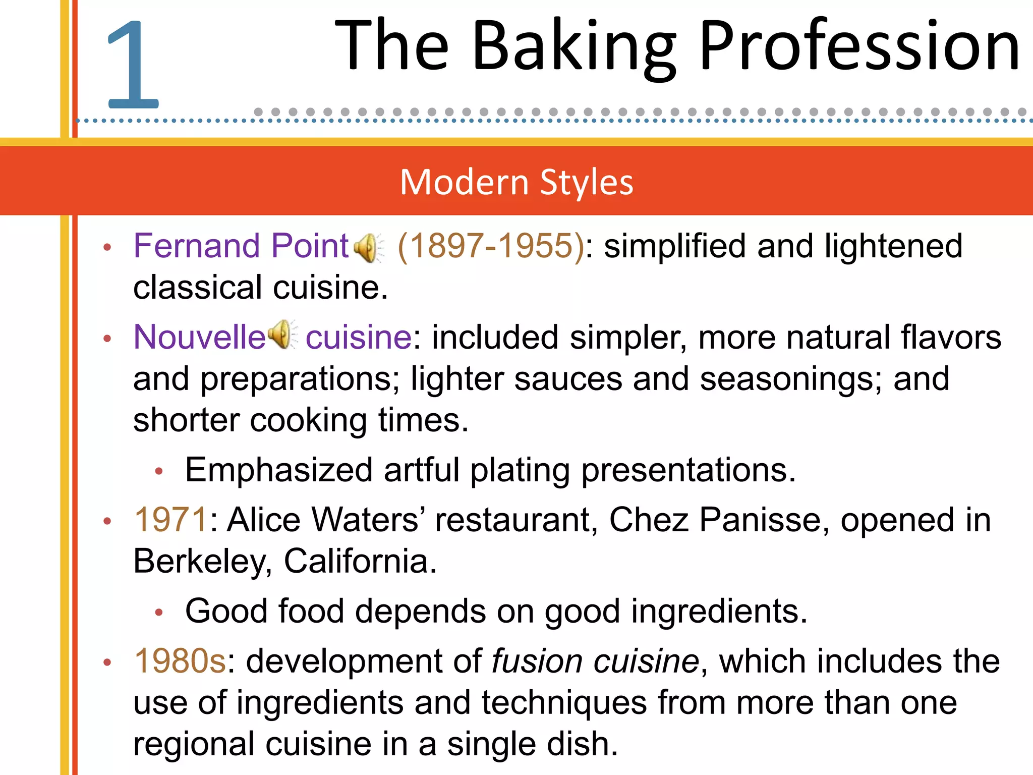 the baking profession | PPT